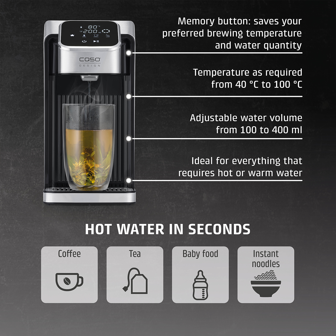 HW 770 Advanced | Water dispenser | CASO Design Onlineshop